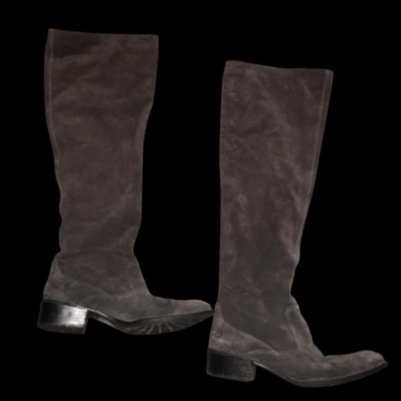 Born | Shoes | Grey Suede Kneehigh Born Boots | Poshmark